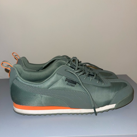 Puma | Shoes | Puma Olive Green Sneakers | Poshmark
